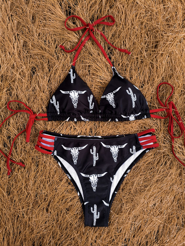 Highland Cow Print Girls' Eco-Friendly Stretch Reversible Removable ...