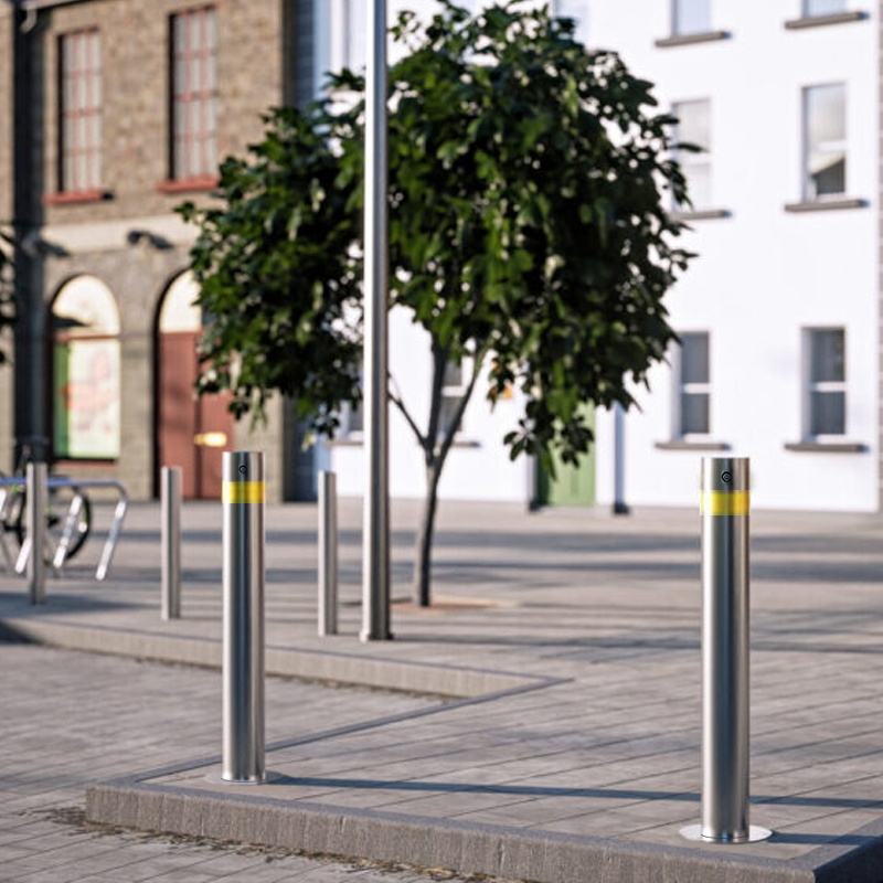 Traffic Safety Bollard Telescopic Outdoor Bollard Car Private Parking ...