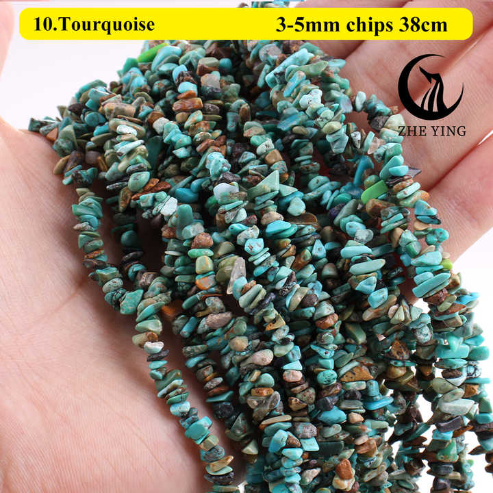 Zhe Ying 3-5mm Chips Beads Necklace - Natural Gemstones