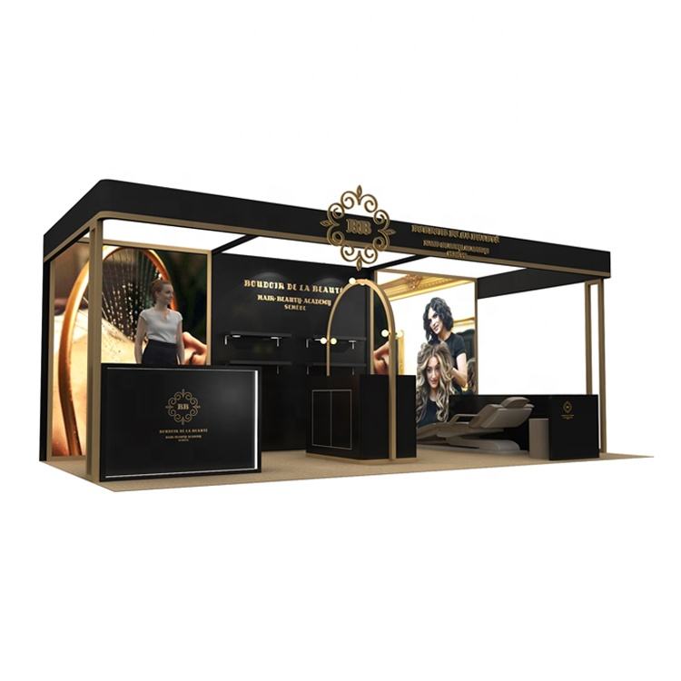 Izexpo Custom Exhibition Standard Booth - Luxury Wood Design