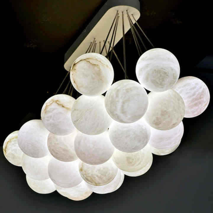 Zhongshan Marble Bubble Ball Pendant Light for Living Room Dining Room ...