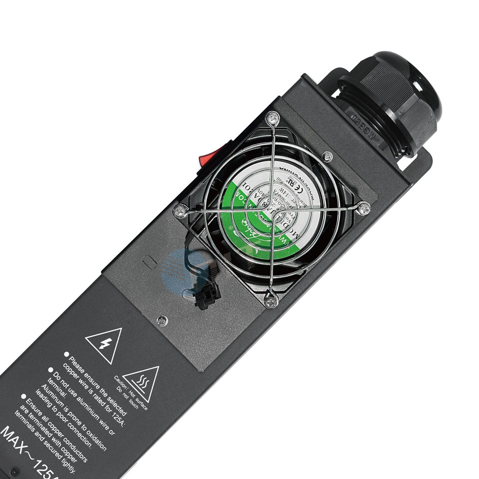 Intelligent Rack PDU with LCD Display and Cooling Fan Metered Power ...