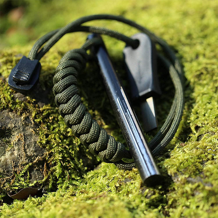 Best Selling Survival Ferrocerium Drilled Flint Fire Starter for Hiking ...