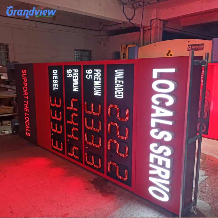 Pylon Sign for Gas Station - Unique and Beautiful Design
