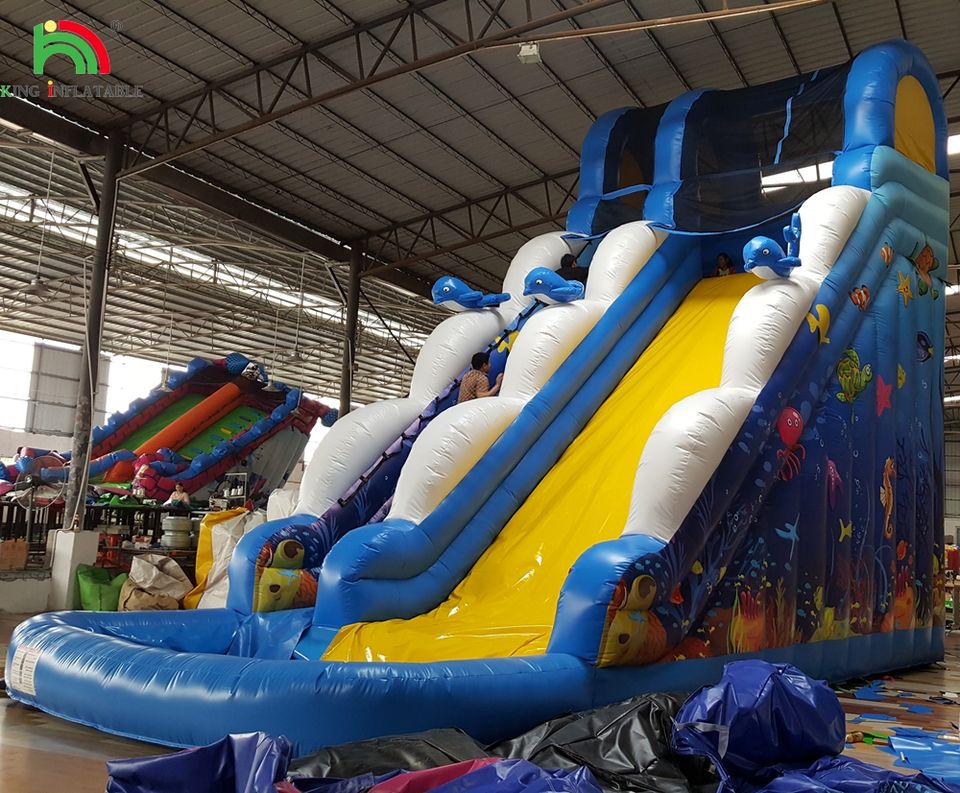 Inflatable Water Slide Adult and Kids Inflatable Water Slide Outdoor ...