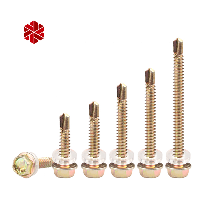 Fine Thread Self-Tapping & Self-Drilling Color Steel Hexagonal Head ...