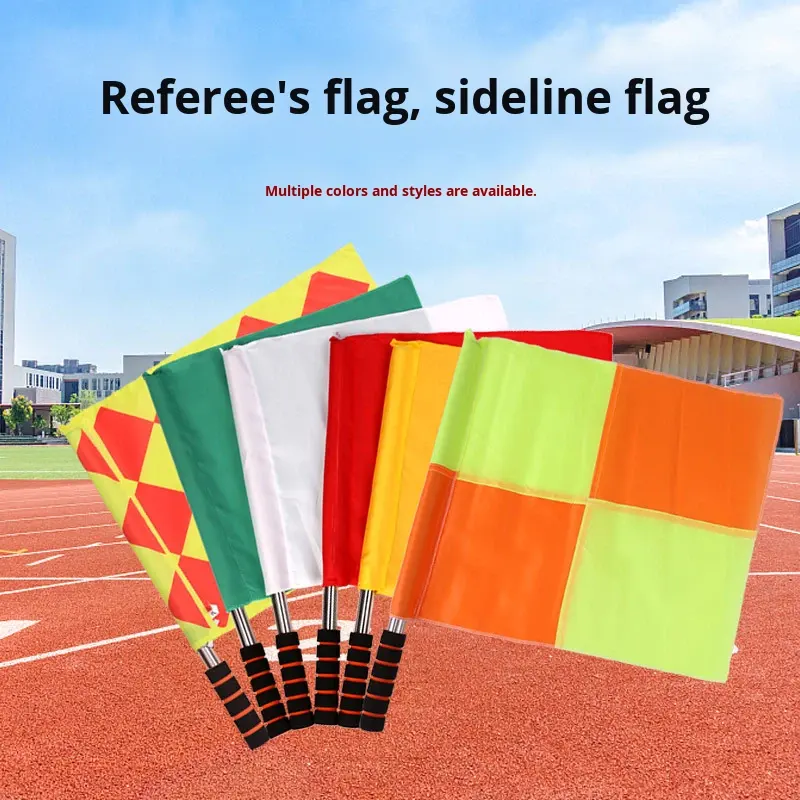 Sports Event Referee Command Flag Multi-color Stainless Steel High ...