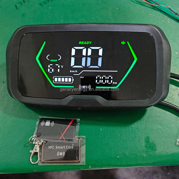 High Quality 48V Electric Bike LCD Display with NFC Digital Speedometer ...