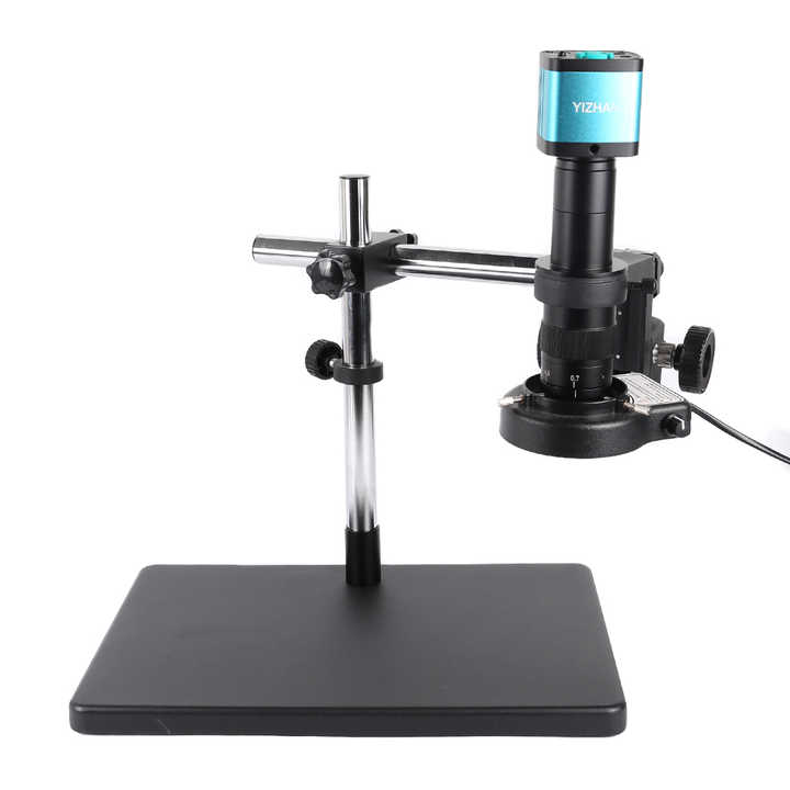 180X 48MP 4K Monocular Microscope with Universal Bracket & LED Ring ...