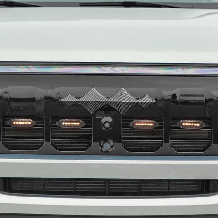 BYD Formula Leopard 8 Premium ABS Carbon Fiber Front Grille Emblem Easy ...