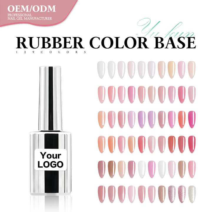 HEMA & TPO Free Rubber Base 15g 60 Colors OEM ODM Professional Nail ...