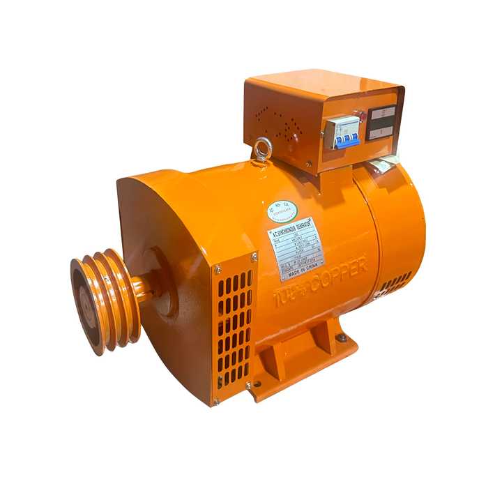 220V 10KW Dynamo Alternator Generator 100% Copper Wire 3-Phase Silent ...