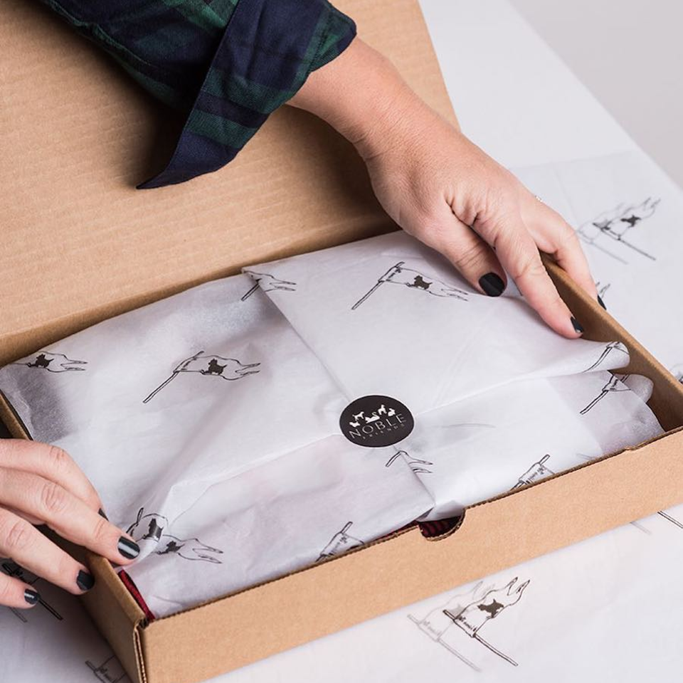 Logo Customization Clothing Packaging Tissue Paper With Sticker ...