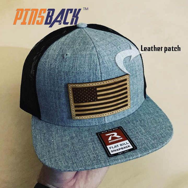 Custom Embossed Brand Name Logo Jeans Back Leather Patches