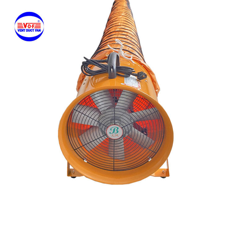 12" 300mm 220V 50/60HZ AC Fan Industrial Portable Axial Flow Exhaust ...