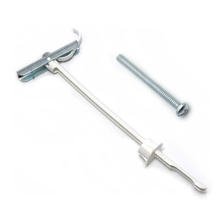 Nylon Plastic Hollow Wall Design Drywall Flip Toggle Anchor With Screw ...