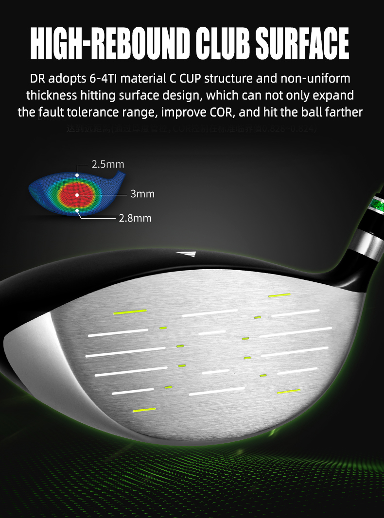 PGM JRMG013 titanium alloy kids 1 wood golf driver carbon junior palos ...