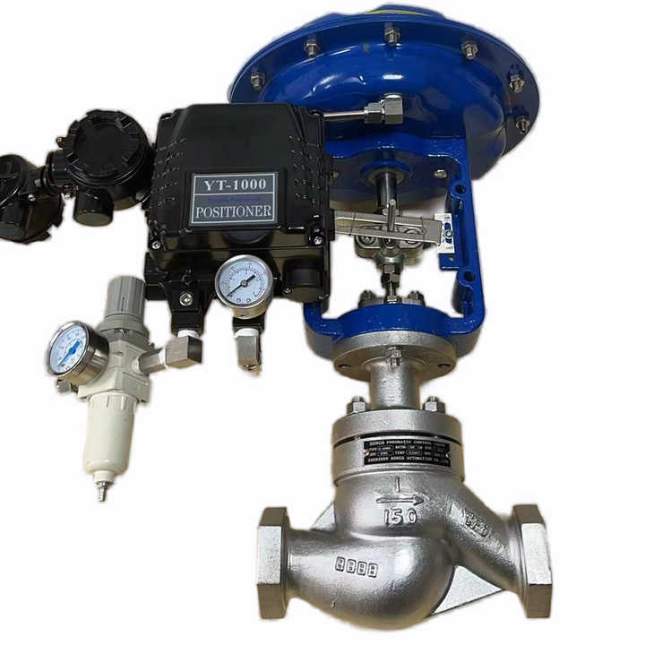 1inch 150LB 2 Way Pneumatic Diaphragm Operated Valve Water Flow Rate ...