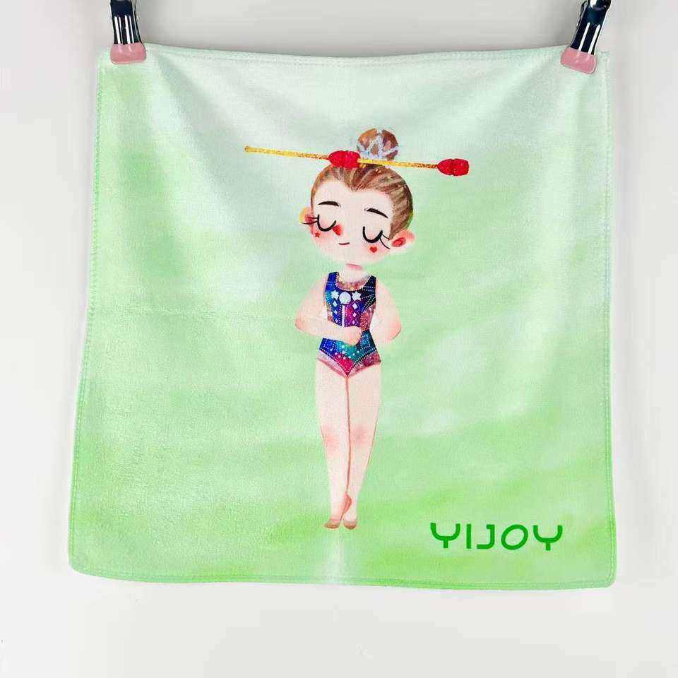 Hot-selling Knitted Rhythmic Gymnastics Project Towel 35*35cm| Alibaba.com