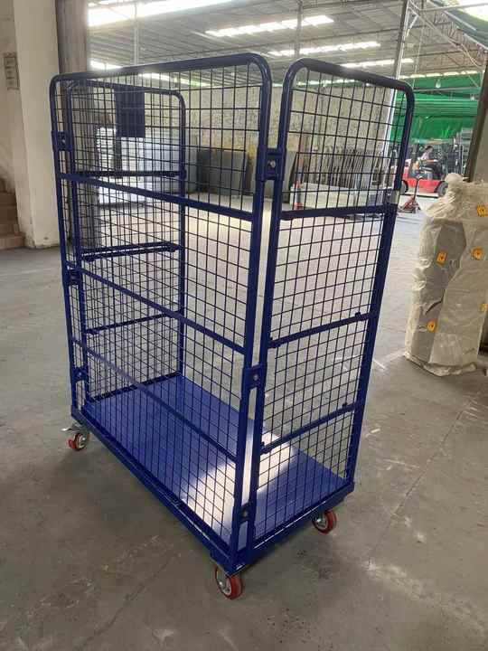 Trolley Transfer Cage Industrial Material Handing Trolley Roll Cage ...