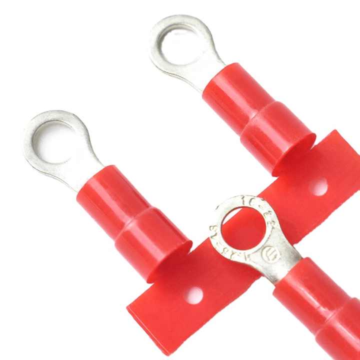 Circular Crimp Terminales 5MM 10MM Continuous Pre Insulated Ring ...