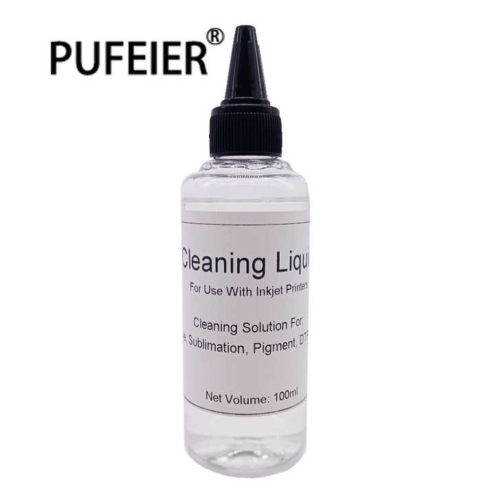100ML Printhead Sublimation Pigment DTF Dye Ink Cleaning Fluid