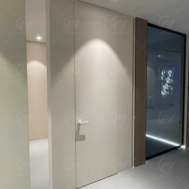 Invisible Door Fashion Latest Design Wooden Hidden Wall Doors Aluminum ...