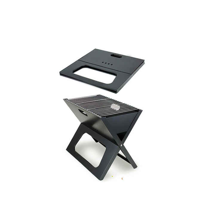 Toast Bbq Grill X Type Black Tabletop Foldable Portable Smokeless Bbq ...