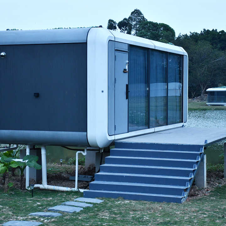 Cheap Mobile Prefabricated Glass Space Capsule House Prefab Custom ...