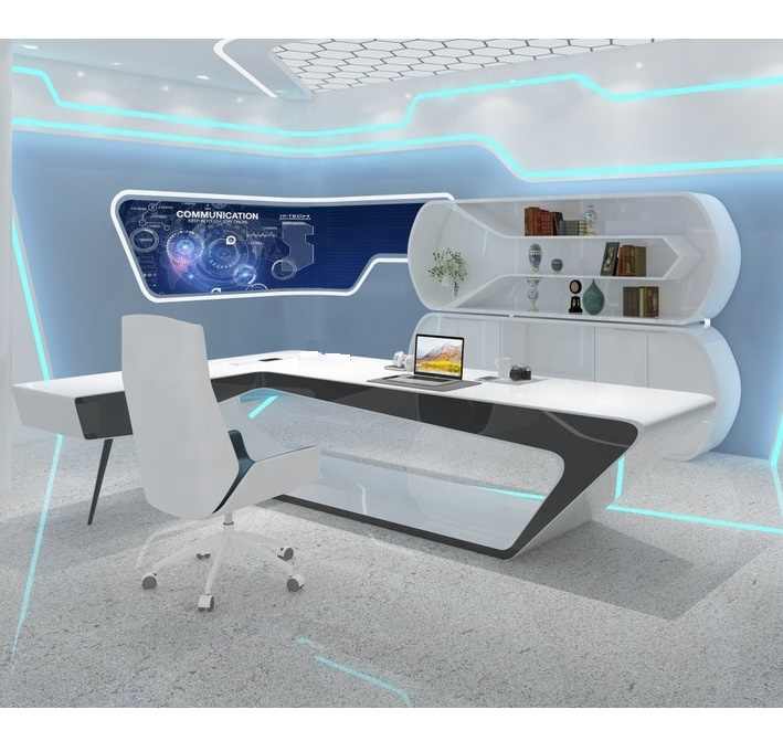 modern office table boss office desk white Manager desk| Alibaba.com