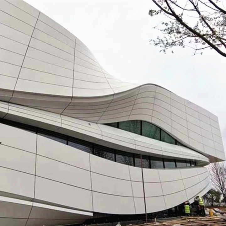 Building Facade Decorative Aluminum Cladding Wall Metal Panel