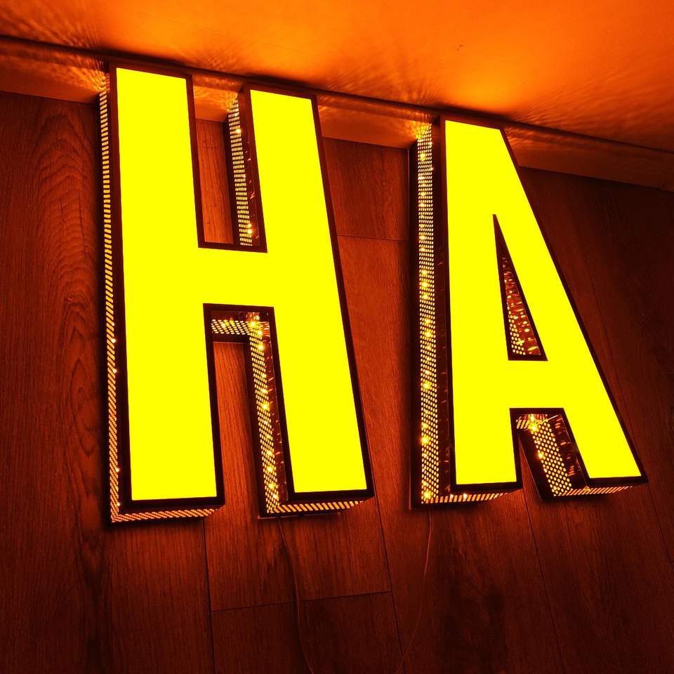 Daco Customized 3D Stainless Steel LED Illuminated Water Resistant ...