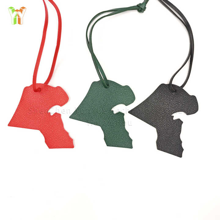 YY New Kuwait Map Leather Charms Pendant Kuwait National Day Decoration ...