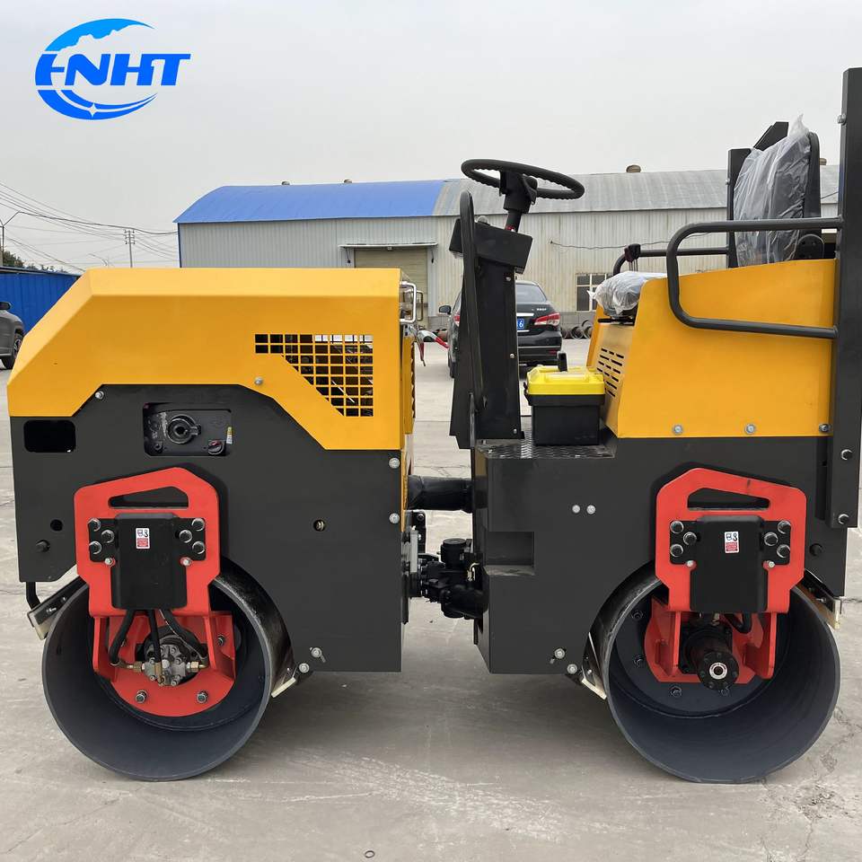 Tandem Vibratory Double Drum Soil Compactor Road Roller with Diesel ...