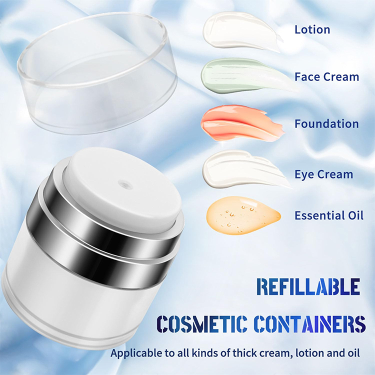 Airless Pump Jar - Premium Cosmetic Packaging 15ml-50ml