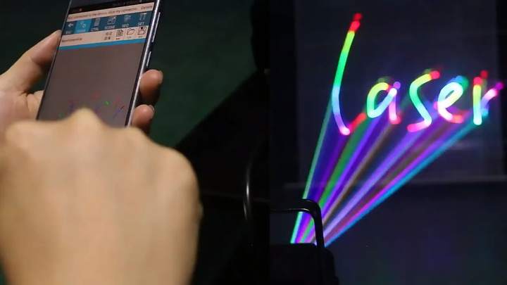 F2990 2300mw RGB Animation Laser Light with App Control