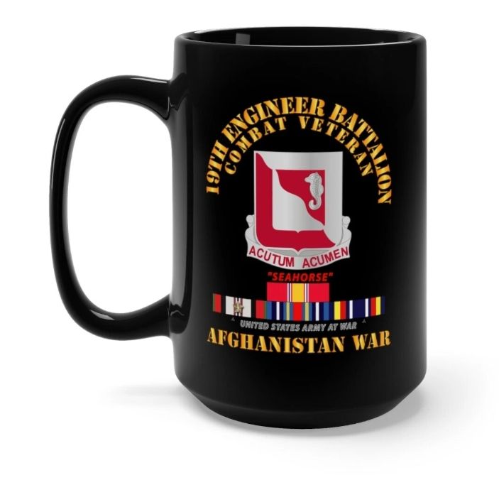 Custom Mugs US Army Tumbler Coffee Cup Gifts 19th Engineer Battalion ...