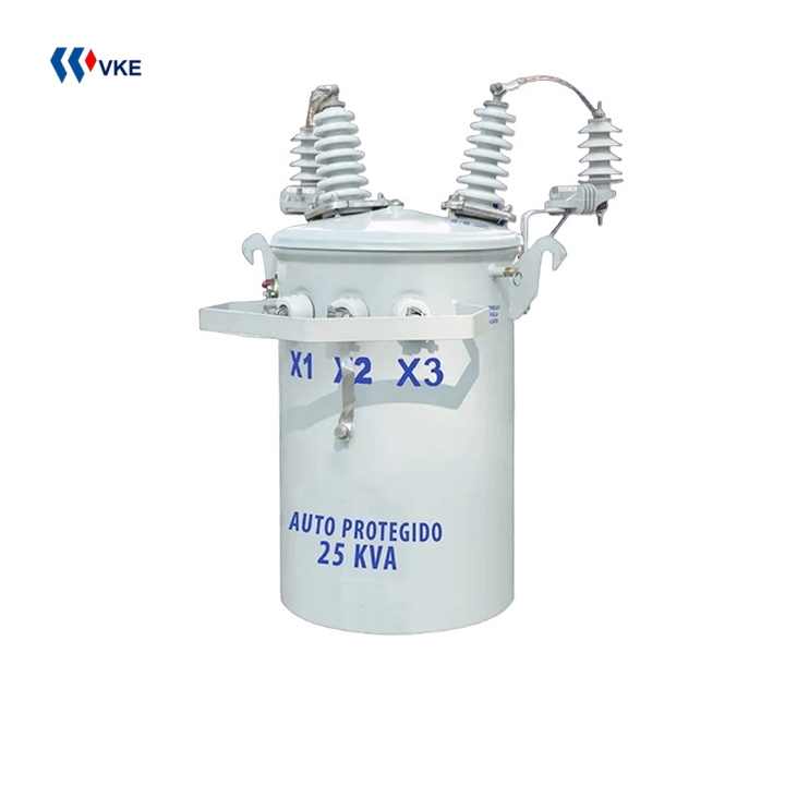 Single Phase Oil Pole Mounted Distribution Transformers 75kVA 100kVA ...