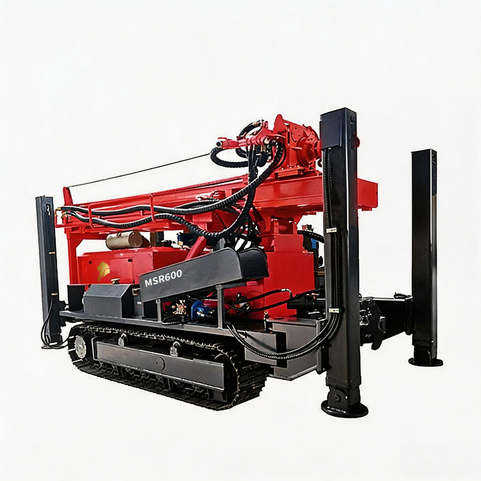 Durable Multifunction Hydraulic Crawler Drilling Machine 600m Depth ...