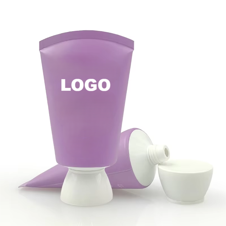 Wholesale Luxury Customized Facial Cleanser Tube White Plastic Extruded ...