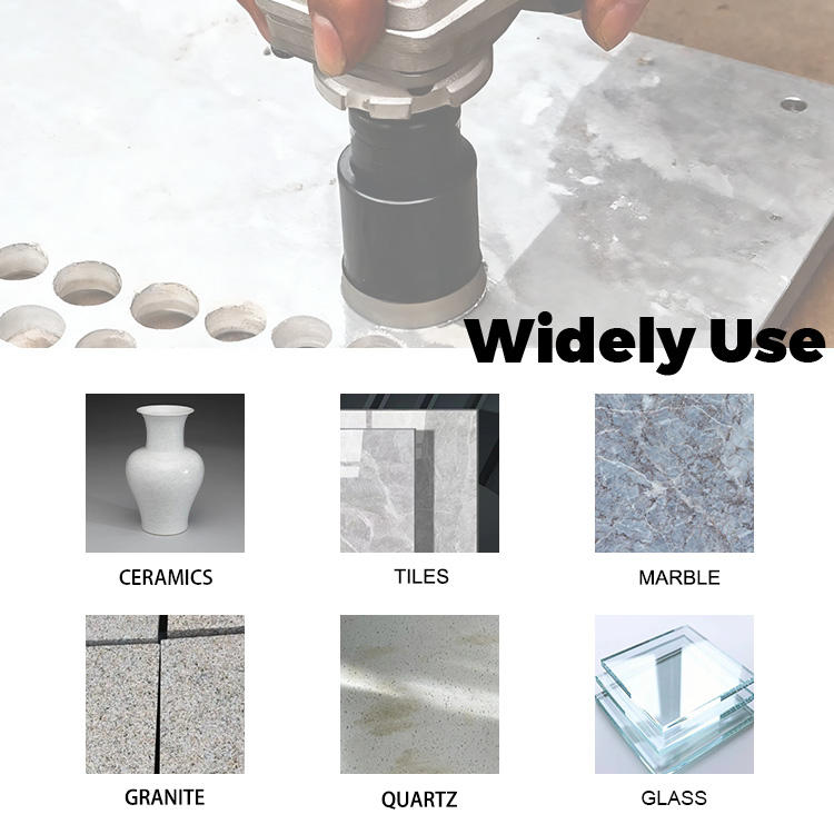 Vacuum Brazed M14 Porcelain Tile Core Drilling Bit Diamond Drills Hole ...