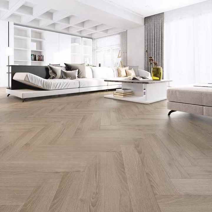 SPC Herringbone Flooring Interlocking PVC Flooring Easy Click ...