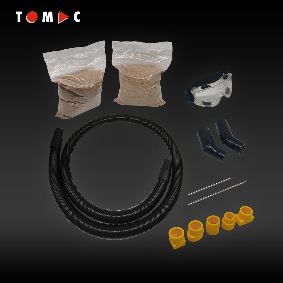 TOMAC 30L Walnut Blaster Engine Intake Valve Cleaner, Walnut Shell ...