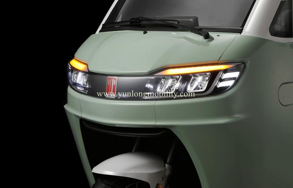 Yunlong New Energy Enclosed Electric Tricycle Seniors EEC L2e Certified ...