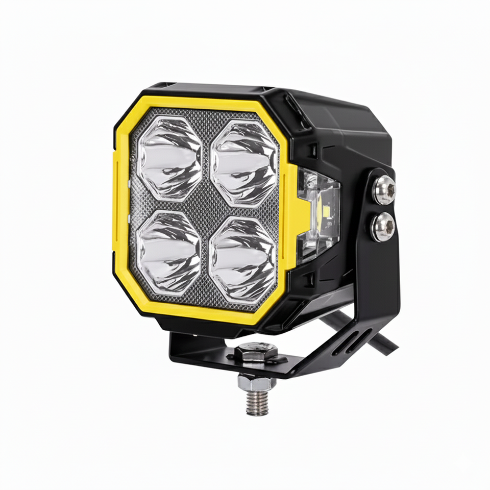 Aurora 2026 New LED Pods 3 Inch 60W LED Spot Offroad Lights 5700lm Blue ...