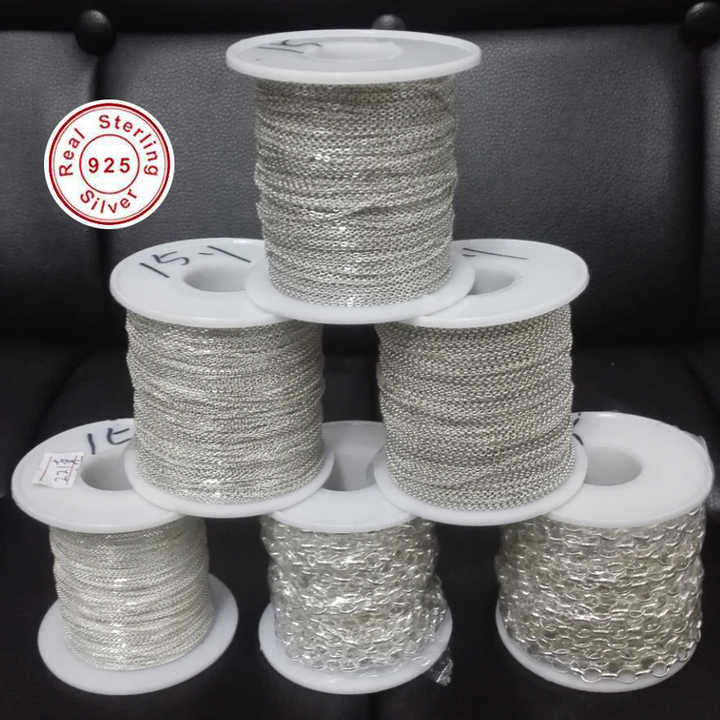Wholesale Chains by Meter - 925 Sterling Silver Options