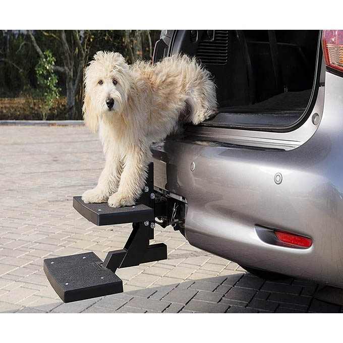 BST LEGEND Dog Hitch Step - Easy Install for 2 Inch Hitches