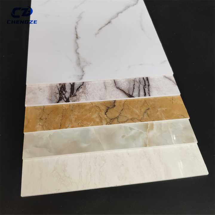 1220*2440 mm UV Board Pvc 2mm 3mm 5mm 4ft*8ft UV Marble Sheet Wall ...