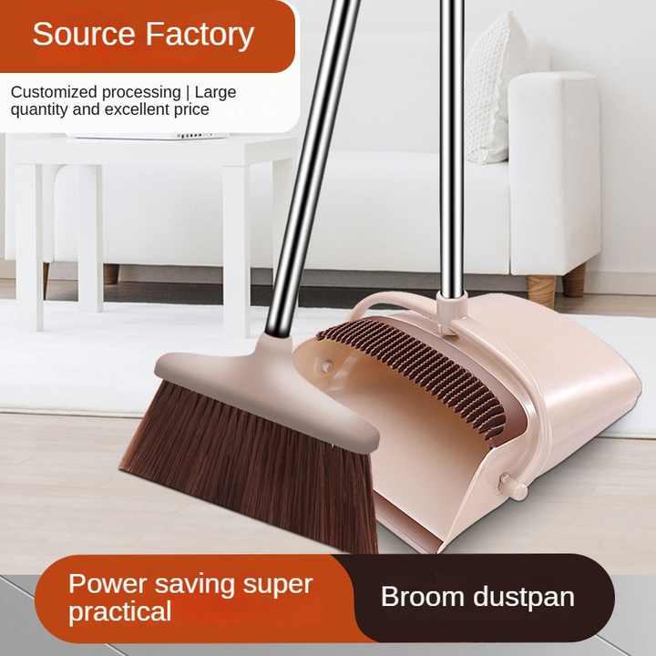 Long-Handle Upright Folding Broom Set Household Magic Floor Scraping ...