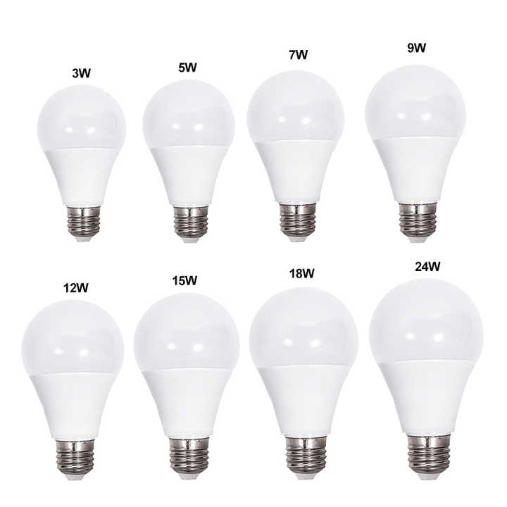 Hot Selling Energy Saving Luces Led Bulb Raw Material B22 E27 3W 5W 7W 9W 12W 15W 18W 22W 3000K ...